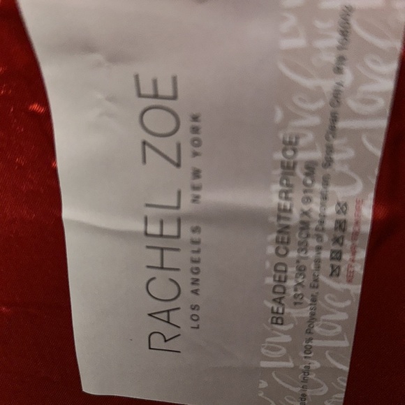 Rachel Zoe | Kitchen | Rachel Zoe Beaded Valentine Heart Table Runner ...